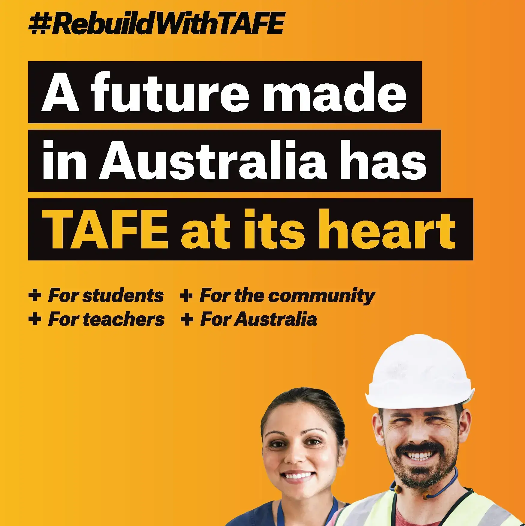 AEU Federal President: Rebuild with TAFE Week of Action - AEU NT